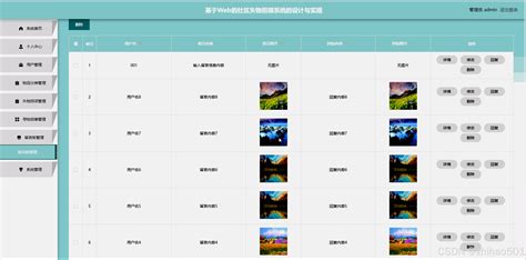 基于pythonflask框架的基于web的社区失物招领系统的设计与实现（开题程序论文） 计算机毕设 Csdn博客
