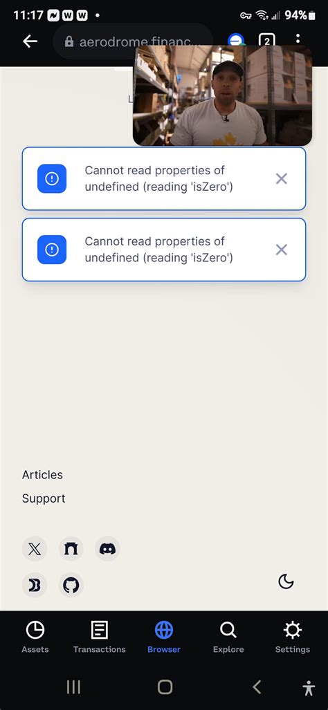 Can I Please Get A Developer From Aerodromefinance To Help Me Please