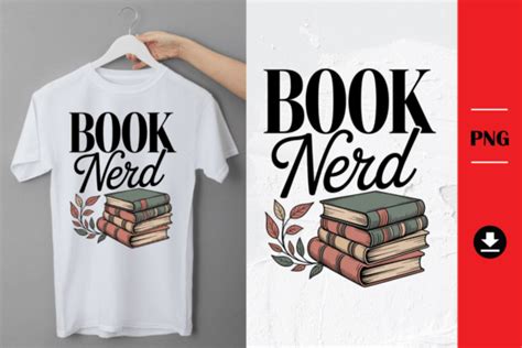 Book Nerd Png Graphic By Meedeeshop Th · Creative Fabrica