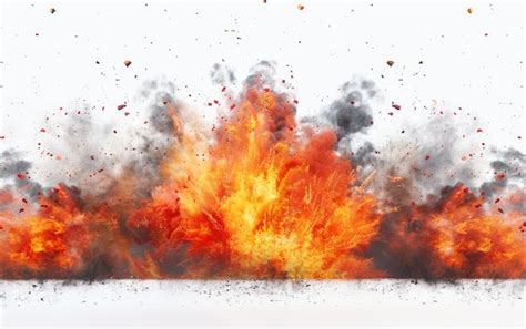 Premium Photo Dynamic Blast Frame Explosion Border