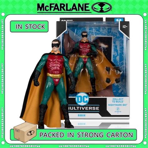 Mcfarlane ของเล่น Dc Multiverse Robin แบทแมนตลอดกาล 7 สร้าง Acti Shopee Thailand