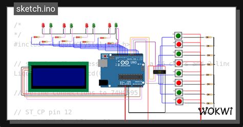 PCF8574 Copy Wokwi ESP32 STM32 Arduino Simulator