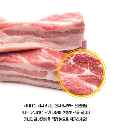 [홈플러스] 보먹돼 삼겹살 캐나다산 100g 돼지고기 1 150 4만 이상 무료