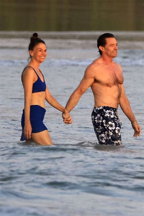 Hugh Jackman And Sutton Foster Pack On The Pda On Costa Rica Vacation