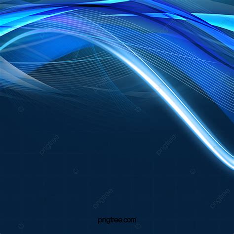 藍色抽象技術背景條紋 明亮的 曲線 文摘素材圖案PSD和PNG圖片免費下載