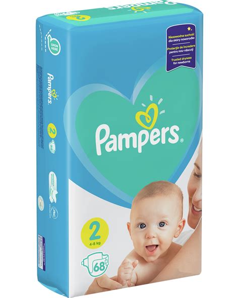 Подгузники детские Pampers New Baby Mini 2 68 шт. купить | ELMIR - цена ...