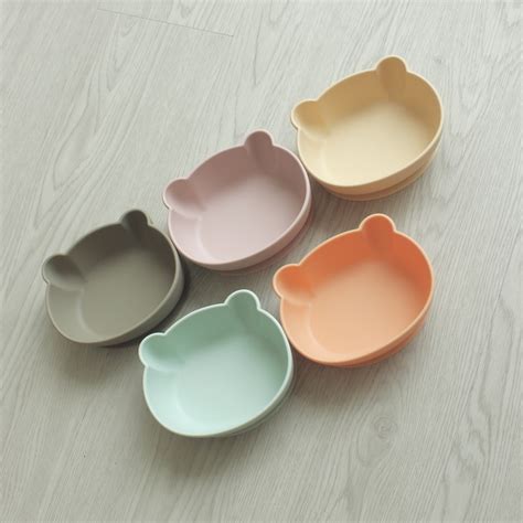 Jual Chew Beads Choo Choo Suction Bowl Mangkok Suction Silikon Alat Makan Mpasi Silikon