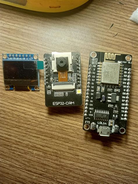 how to connect esp8266 or esp32 cam to oled 0 96 r esp8266