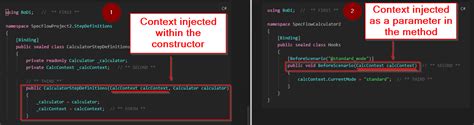 Dependency Injection And Context Injection Test Management