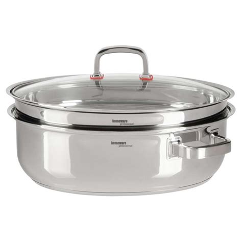 Homeware Professional Cucina Perfetta ТАВА ЗА ПЕЧЕНЕ С КАПАК И ПРИСТАВКА 41Х34Х24 5 Cm на ТОП