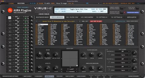 Access Virus Editor And Librarian AURA Plugins