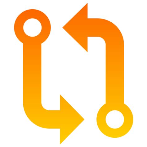 Git Generic Flat Gradient Icon