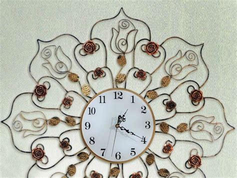 Antique Look Metallic Copper Wall Clock Samikshas