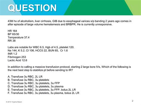 Massive Transfusion Pptx