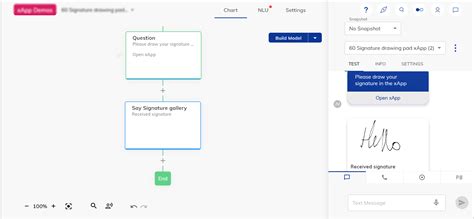 tutorial creating a signature with xapp cognigy ai help center