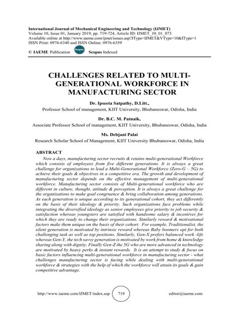 Multi Generational Workforce Challenges In Manufacturing