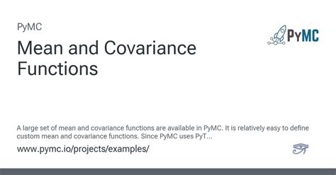 Mean And Covariance Functions — Pymc Example Gallery