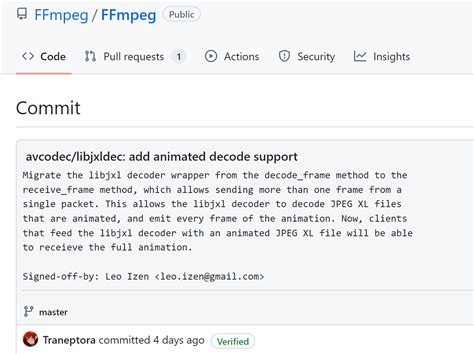 ffmpeg 已支持动画 jpeg xl 格式 oschina 中文开源技术交流社区