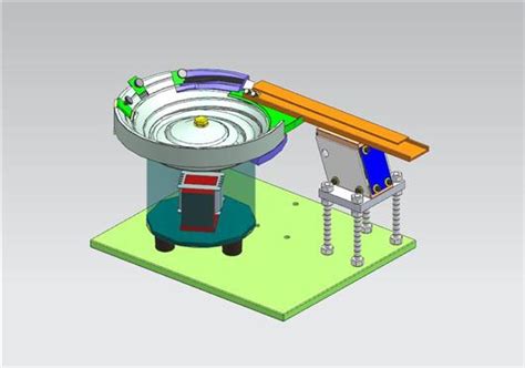 O型圈振动上料机详细结构设计 3D模型下载 三维模型 STEP模型 制造云 产品模型