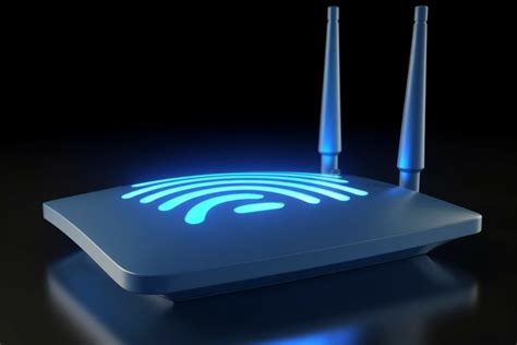 Router Blue Wifi Web Generate Ai