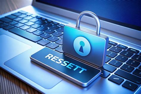 Premium Photo 3d Password Reset On Computer Update Personal Data Concept Getting A New