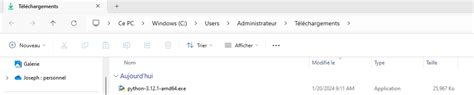 Installer Python Algo Jungle