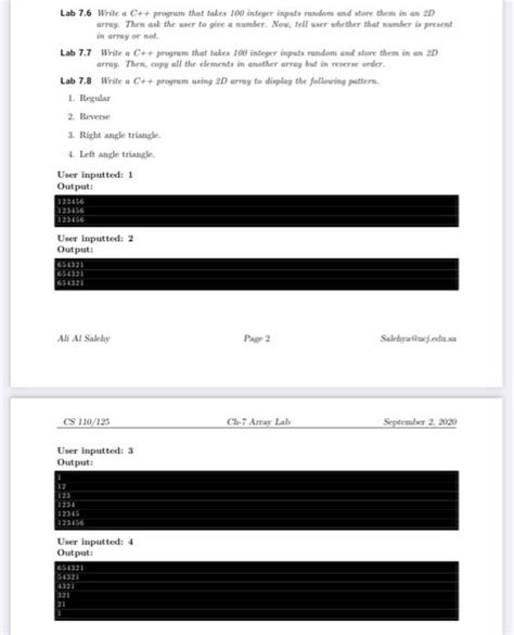 Solved Lab 76 Write A C Program That Takes 100 Integer