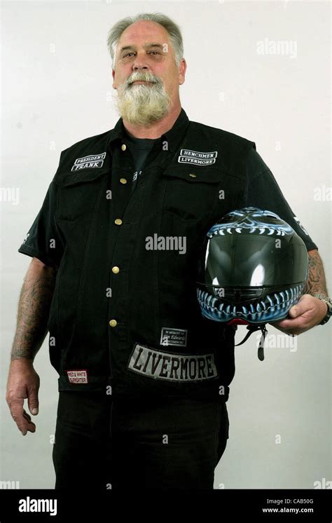 President Of Henchmen Motorcycle Club Frank Davis Photo Taken At The