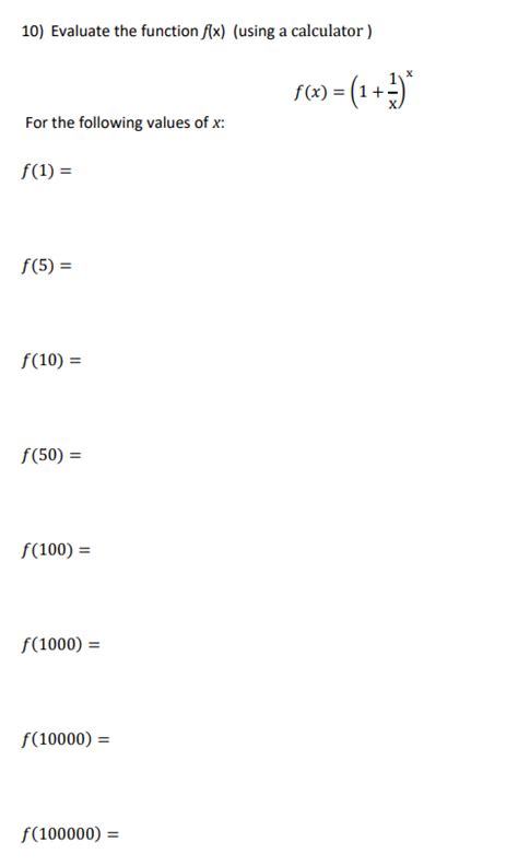 Solved Evaluate The Function F X Using A Calculator Chegg Com
