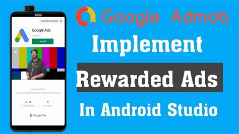 Admob Android Tutorial Placing Rewarded Video Ads Youtube