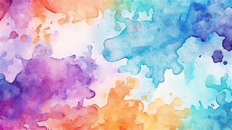 추상 수채화의 생생한 질감 배경 다채로운 오점 그림 페인트 유출 블루 스플래쉬 잉크 튀김 배경 일러스트 및 사진 무료 다운로드 Pngtree