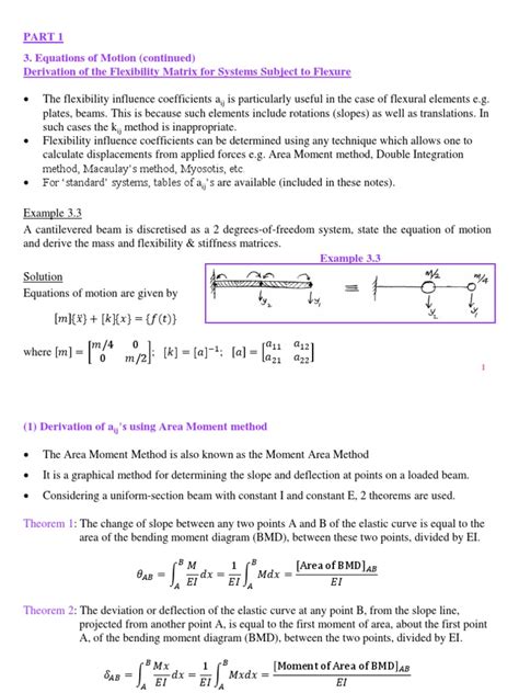 part1 vib subset3 analysis of mdof discrete systems 3eom flexibility
