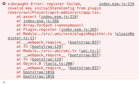 V5 Uncaught Error Register Failed Invalid Key Initialstateconfig From Plugin · Issue 7603