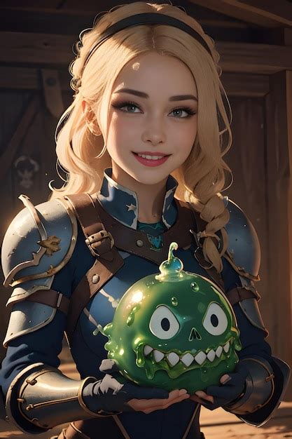 Premium Ai Image Slime Girl