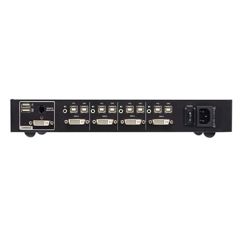 4 Port Usb Dvi Secure Kvm Switch With Cac Psd Pp V4 0 Compliant Kvm Switches 2 4 Ports