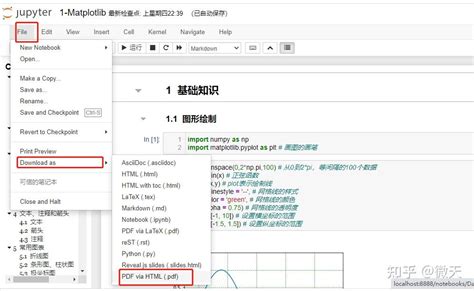 （最新最详细）jupyter Notebook导出带中文字体和书签的pdf的五种方法 知乎