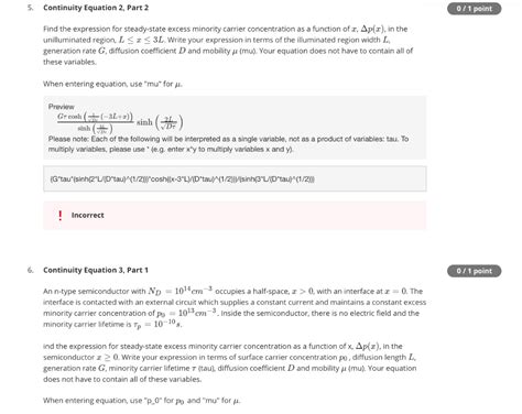 071 Point 4 Continuity Equation 2 Part 1 Consider