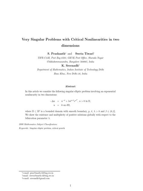 Singular All Power Journalversion Pdf Distribution Mathematics