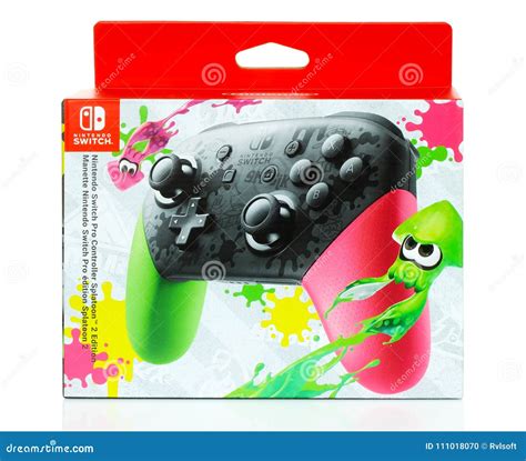 Box Of Nintendo Switch Pro Controller Splatoon 2 Edition Editorial