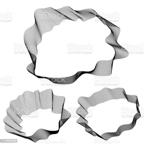 디자인에 대 한 추상 웨이브 요소입니다 디지털 주파수 트랙 이퀄라이저 양식에 일치 시키는 라인 아트 배경입니다 벡터 일러스트입니다 혼합 도구를 사용 하 여 만든 선과