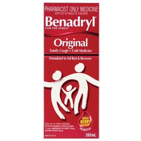 Benadryl Original 200ml Corner Chemist