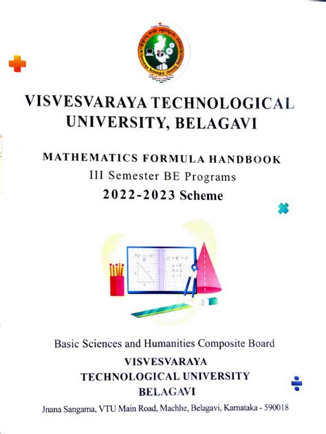 Vtu Math Formula Book Pdf