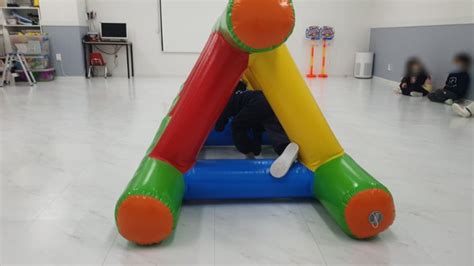 🌈 꼬마토리 유아체육 에어삼각사다리 체육수업 삼각에어사다리 체육수업 부천유아체육 인천유아체육 김포유아체육 시흥유아체육 서울유아체육 어린이집체육수업유치원체육