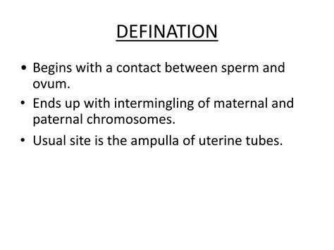 Molecular Event During Fertilization PPT Infertility Reproductive Health