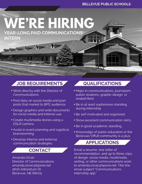Internship Poster