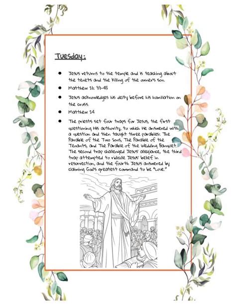 Passion Week By Browns Bunch Of Brilliance Tpt