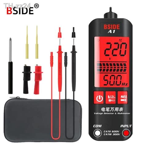 ﺴ Bside A1 Voltage Tester Detector Multimeter Color Display Non Contact Electric Pen Dual Range