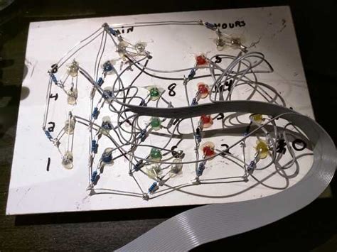 Reloj Binario De Arduino Paso 5 Instalación De Los Leds