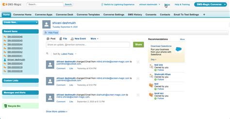 SMS Magic App On Outlook SMS Magic Salesforce Documentation