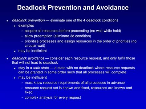 Ppt Handling Deadlocks Powerpoint Presentation Free Download Id